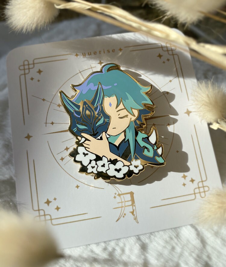 PREORDER - Genshin Enamel Pins [READ DESCRIPTION!! - Etsy