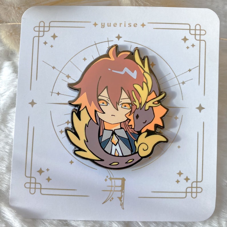 PREORDER - Genshin Enamel Pins [READ DESCRIPTION!! - Etsy