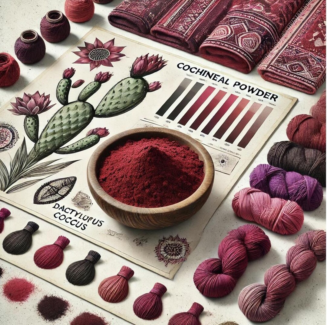 Ground Cochineal Natural Dye - Pink, Red, Purple Fabric Dye - Etsy