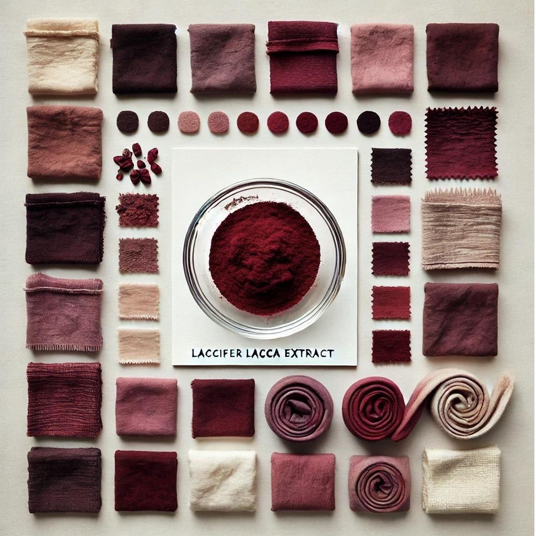 Lac Extract - Natural Red Burgundy Dye for Fabrics - Etsy