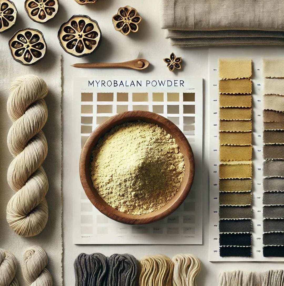 100gr/3.5oz Myrobalan Powder (terminalia Chebula) Yellow Natural Dye ...