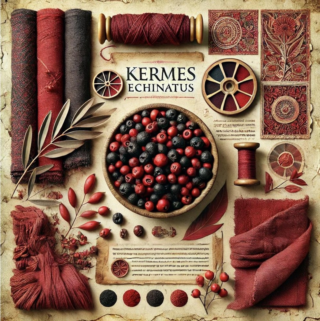 Kermes Natural Red Dye - Textile Dyeing, Biblical Shani, Crimson (1 ...