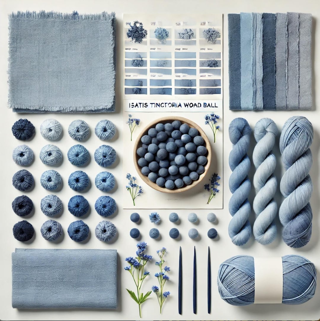 Woad Powder Extract - Natural Blue Dye, Isatis Tinctoria - Etsy