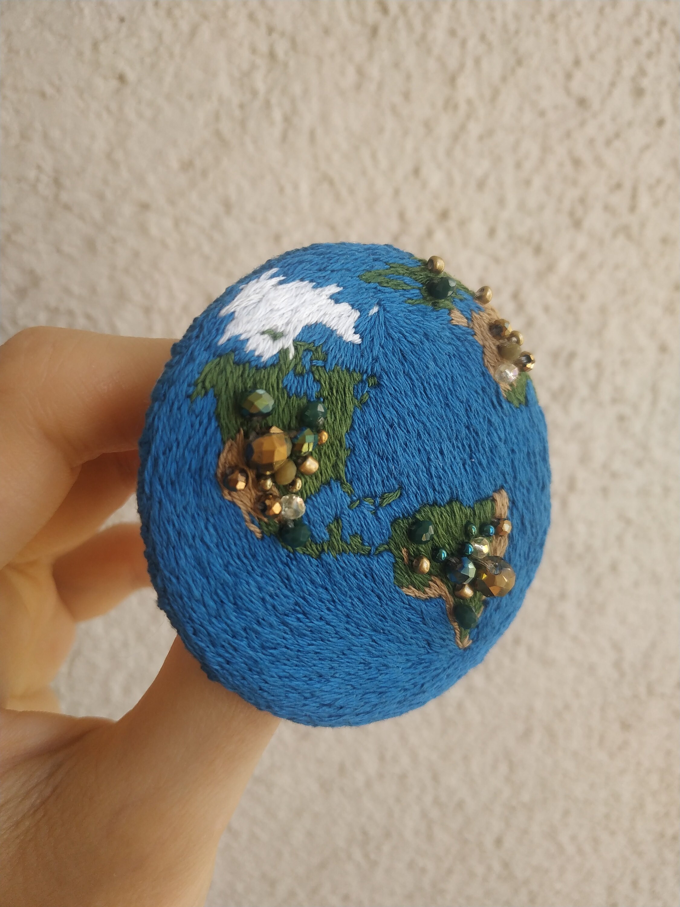 Continents PDF Hand Embroidery Pattern / DIY Embroidered - Etsy