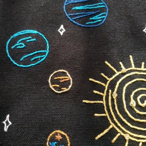 Solar System Embroidery Pattern: Beginner DIY Space Decor (PDF) - Etsy