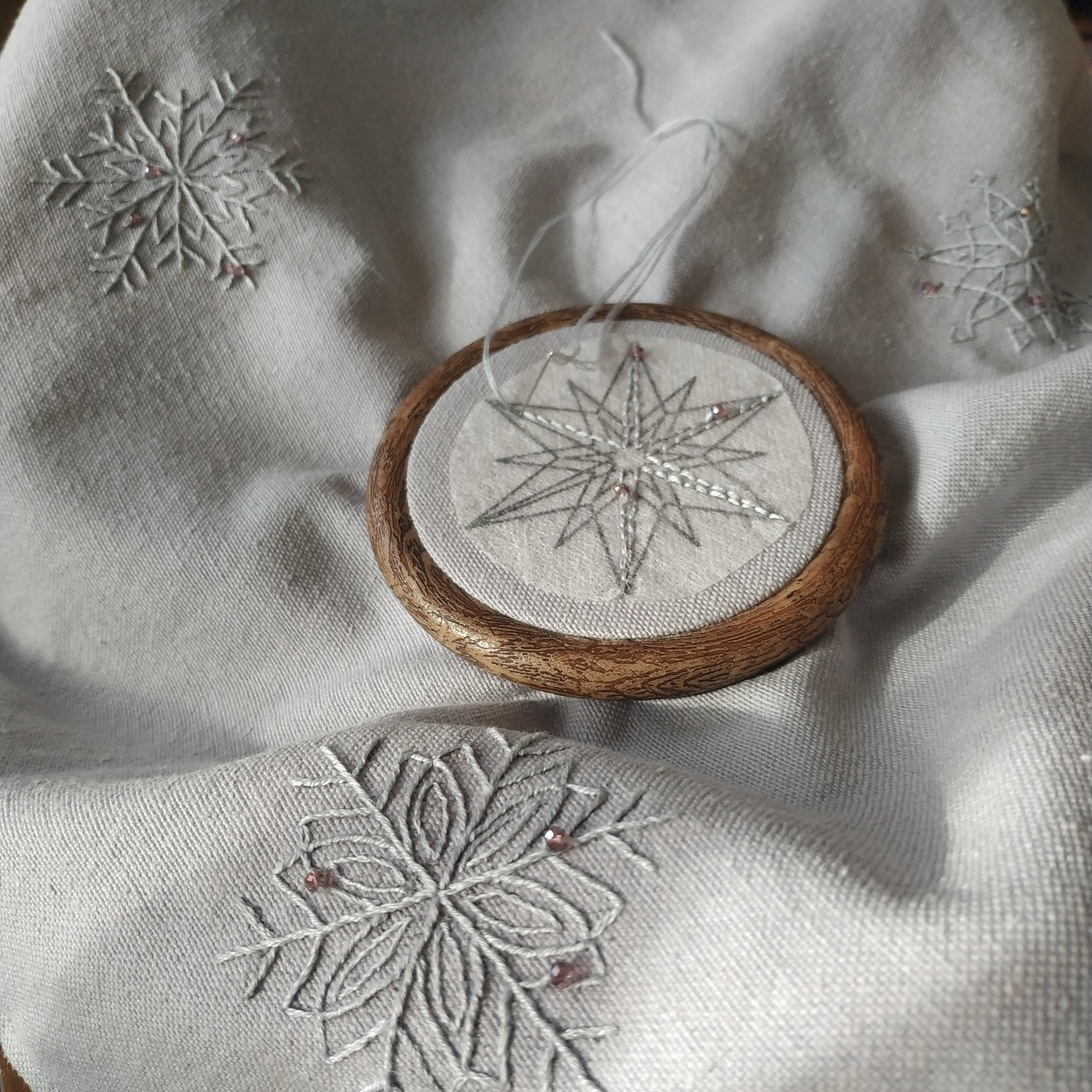 Snowflake Hand Embroidery Pattern: 27 Winter Designs (PDF Pattern) - Etsy