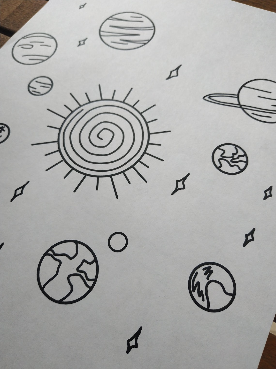 Solar System Embroidery Pattern: Beginner DIY Space Decor (PDF) - Etsy