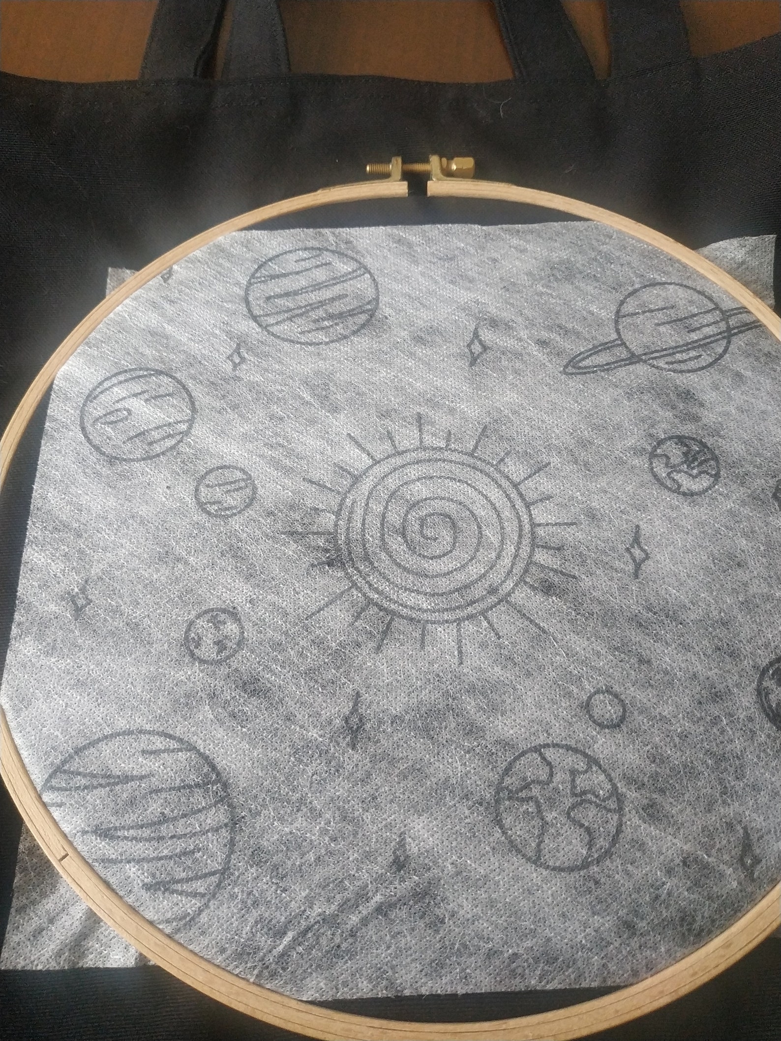 Solar System Embroidery Pattern: Beginner DIY Space Decor (PDF) - Etsy