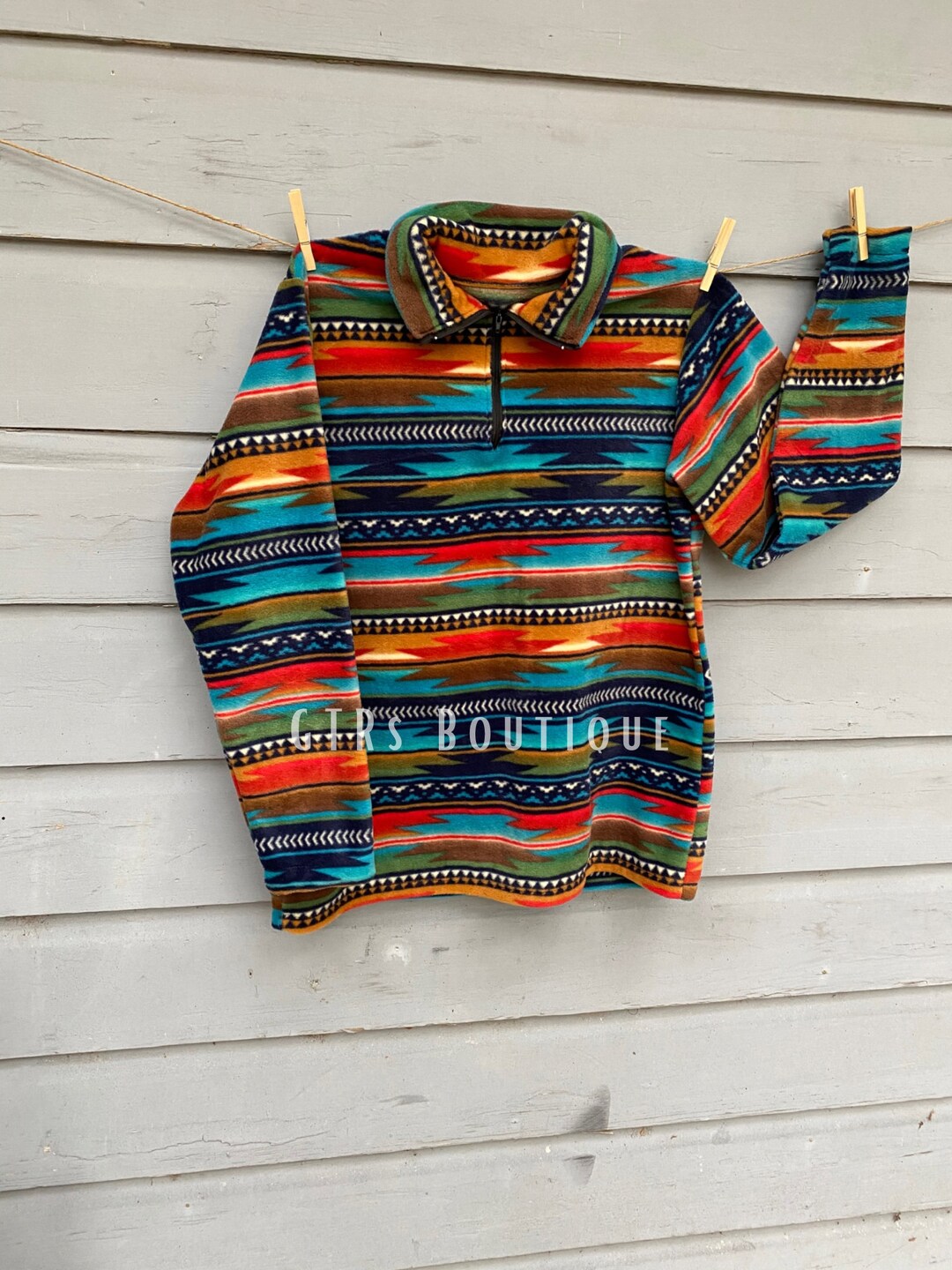 Southwestern Pullovers Kids Fleece Sweater Adults Pullovers - Etsy