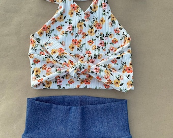 Crop Top Halter | Etsy