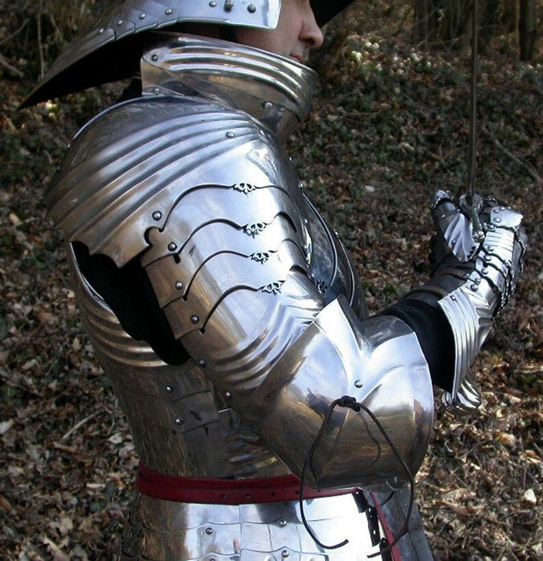 Mittelalterliche Repliken gotische Plattenrüstung Larp | Etsy