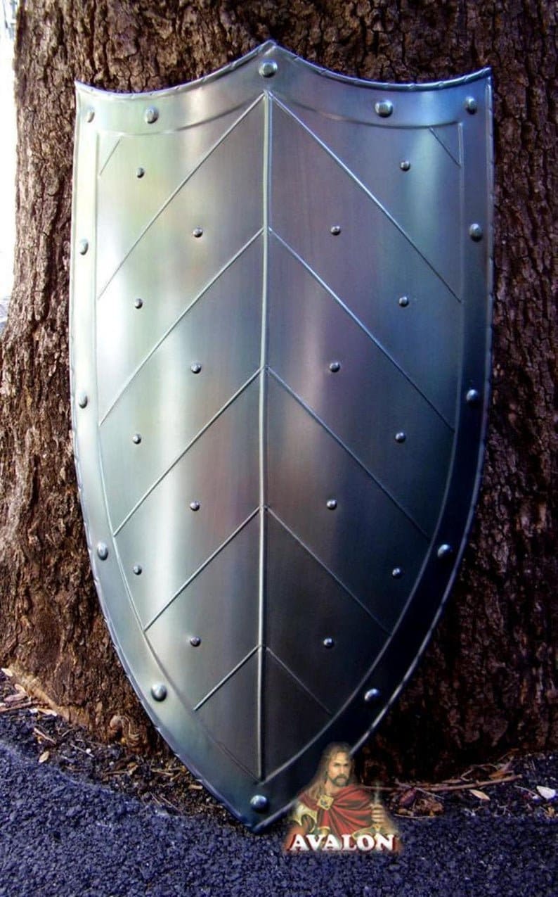 Medieval Shield With Combat Ready For Battle Armor Shield | Etsy