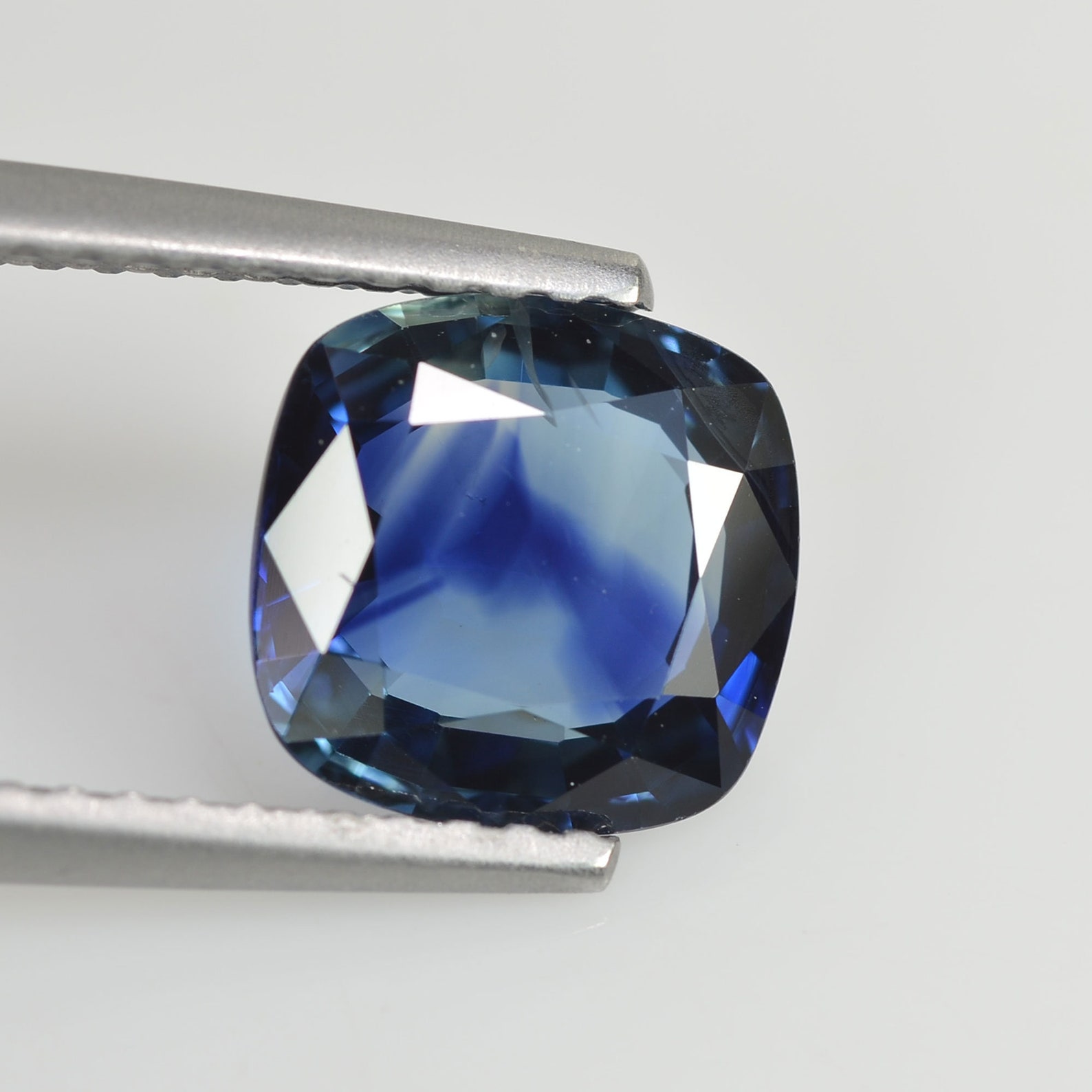 2.18 Cts Natural Fancy Bi-color Sapphire Loose Gemstone Cushion Cut - Etsy