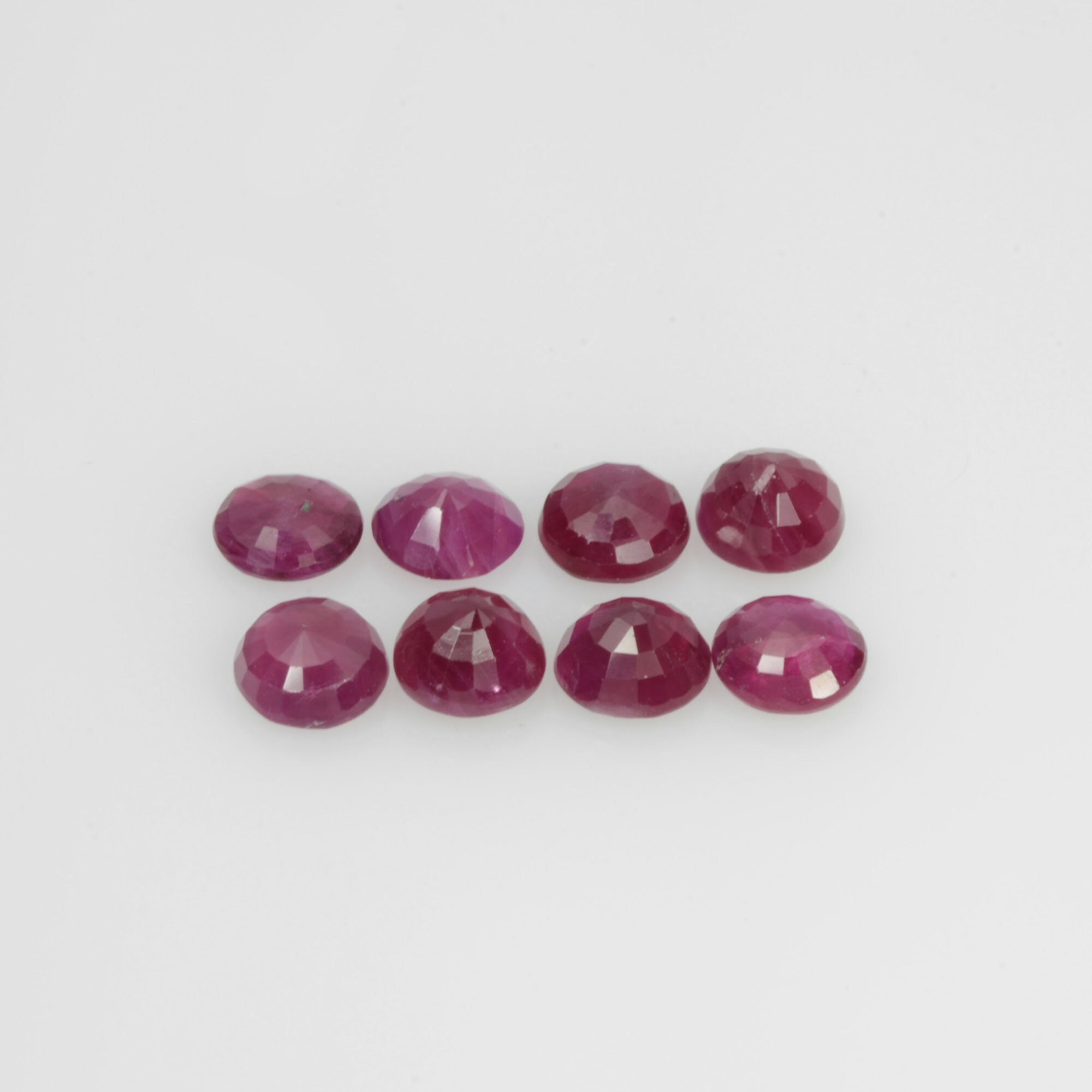 3.1-3.9 mm Natural Ruby Loose Gemstone Round Cut | Etsy