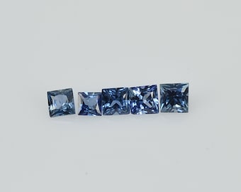 Princess Cut Sapphire - Etsy