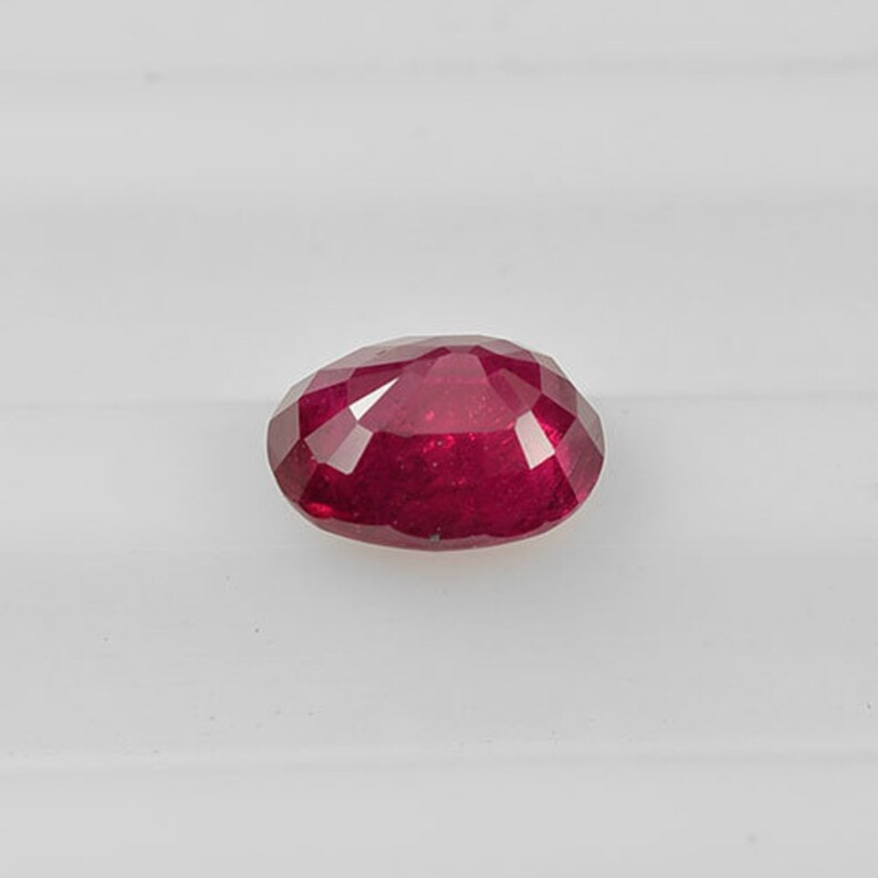 1.09cts Natural Thai Ruby Loose Gemstone Oval Cut - Etsy