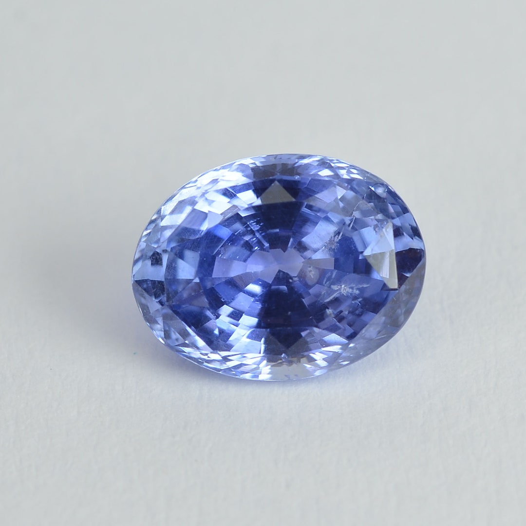 2.16 Cts Natural Blue Sapphire Loose Gemstone Oval Cut Certified - Etsy