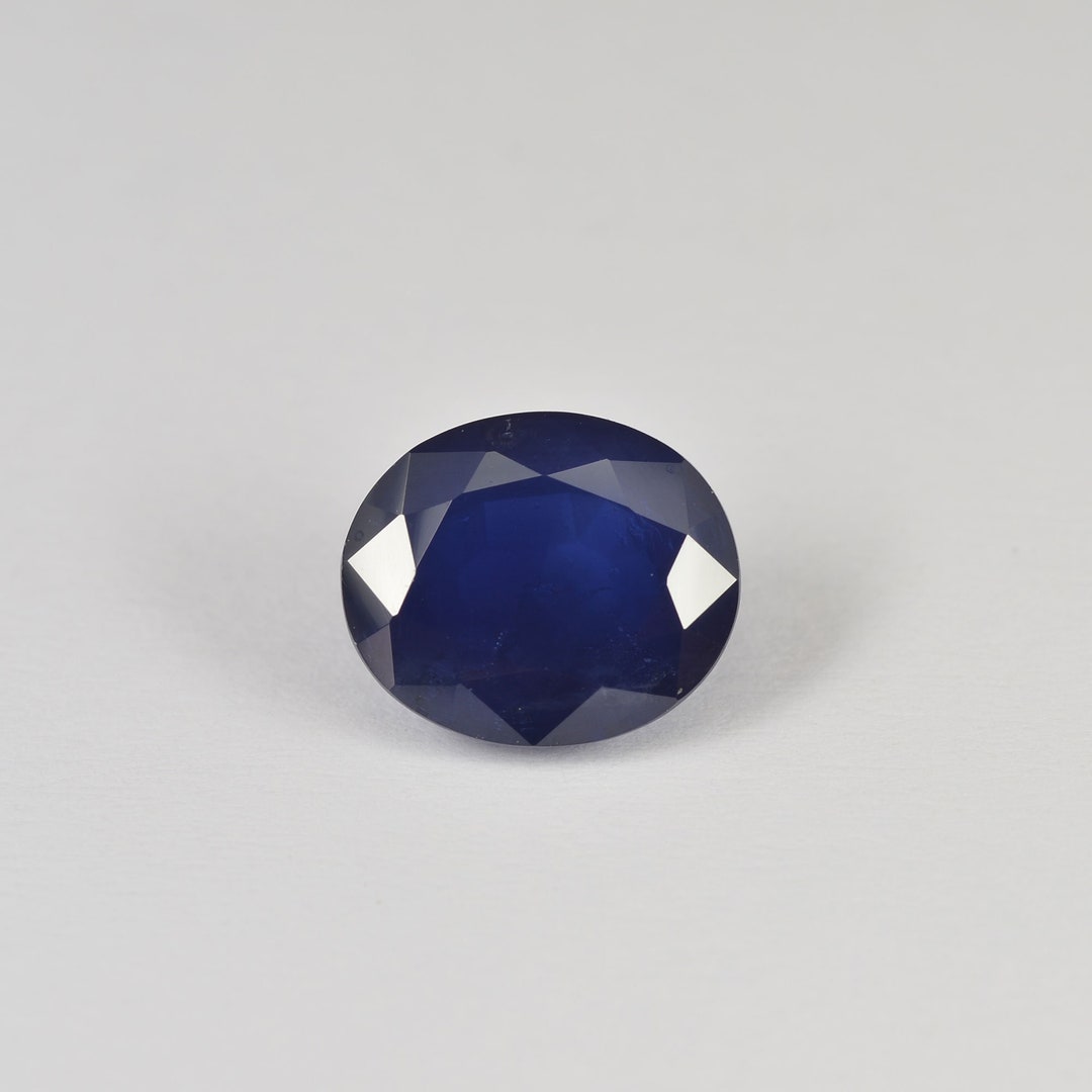 3.88 Cts Natural Blue Sapphire Loose Gemstone Oval Cut - Etsy