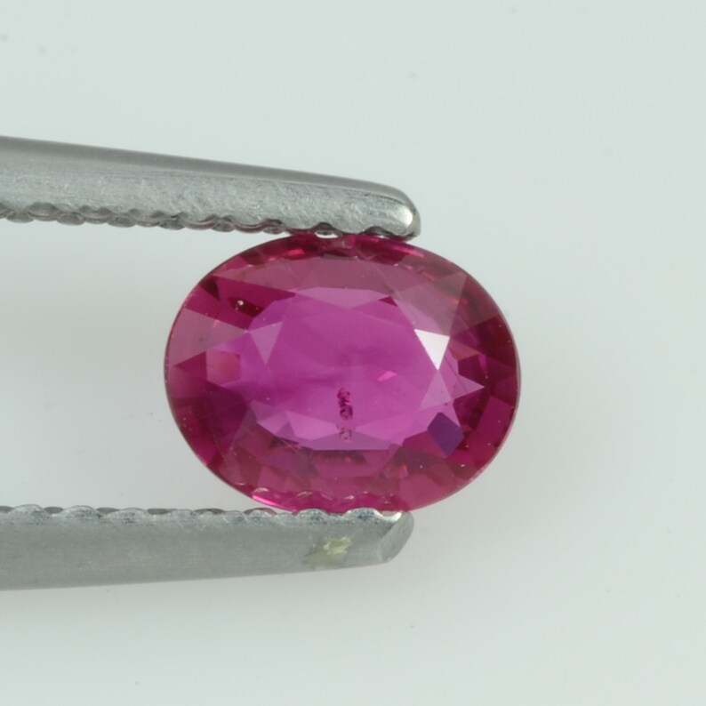 0.54 Cts Natural Vietnam Ruby Loose Gemstone Oval Cut - Etsy