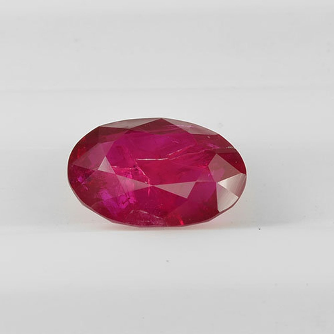 2.02 Cts Natural Burma Ruby Loose Gemstone Oval Cut | Etsy