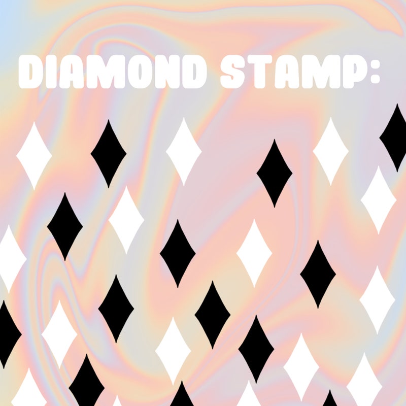Diamond Stamp - Etsy