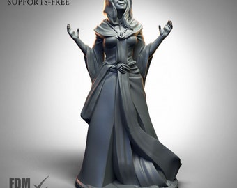 Female Cultist Miniature - Etsy