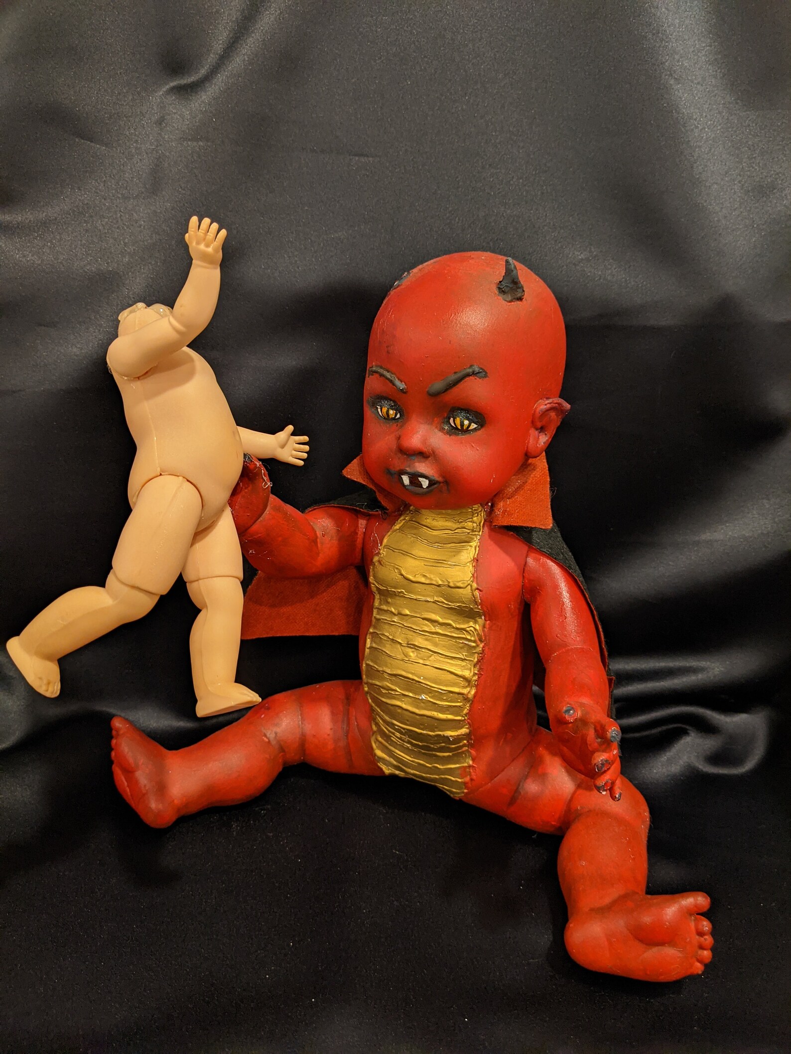 Creepy OOAK Dolls Devil Baby - Etsy