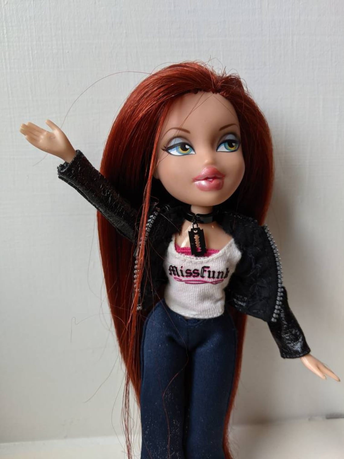 Beautiful Bratz hair Reroot in RED Bold color doll hair | Etsy