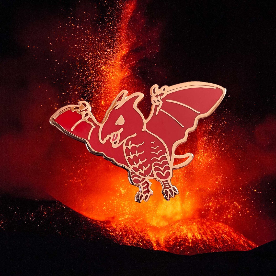 Chibi Rodan Enamel Pin - Etsy