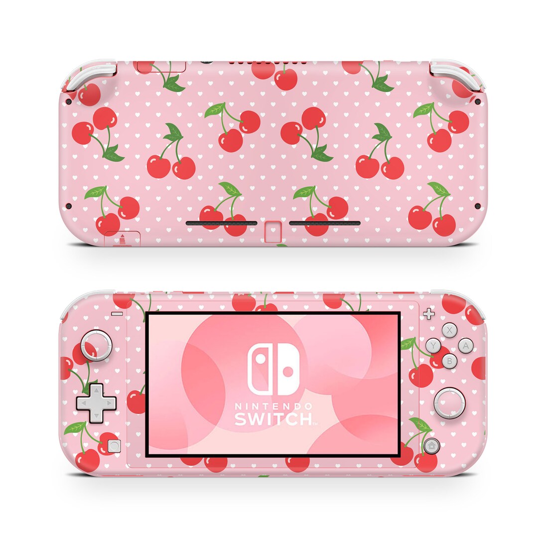 Cherry Hearts Roze Nintendo Switch Lite Skin Wrap Sticker - Etsy Nederland