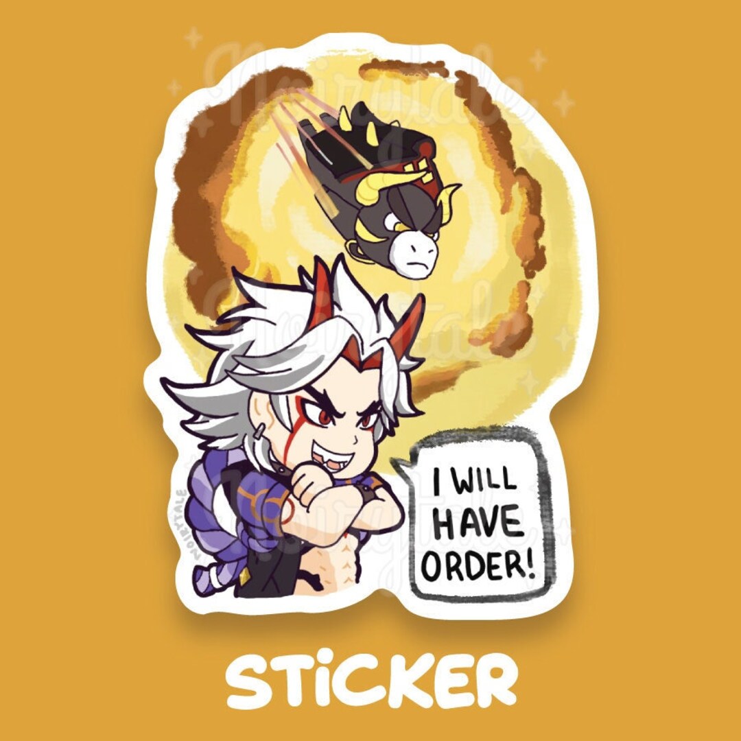 Itto "i Will Have Order" Vinyl Sticker - Etsy
