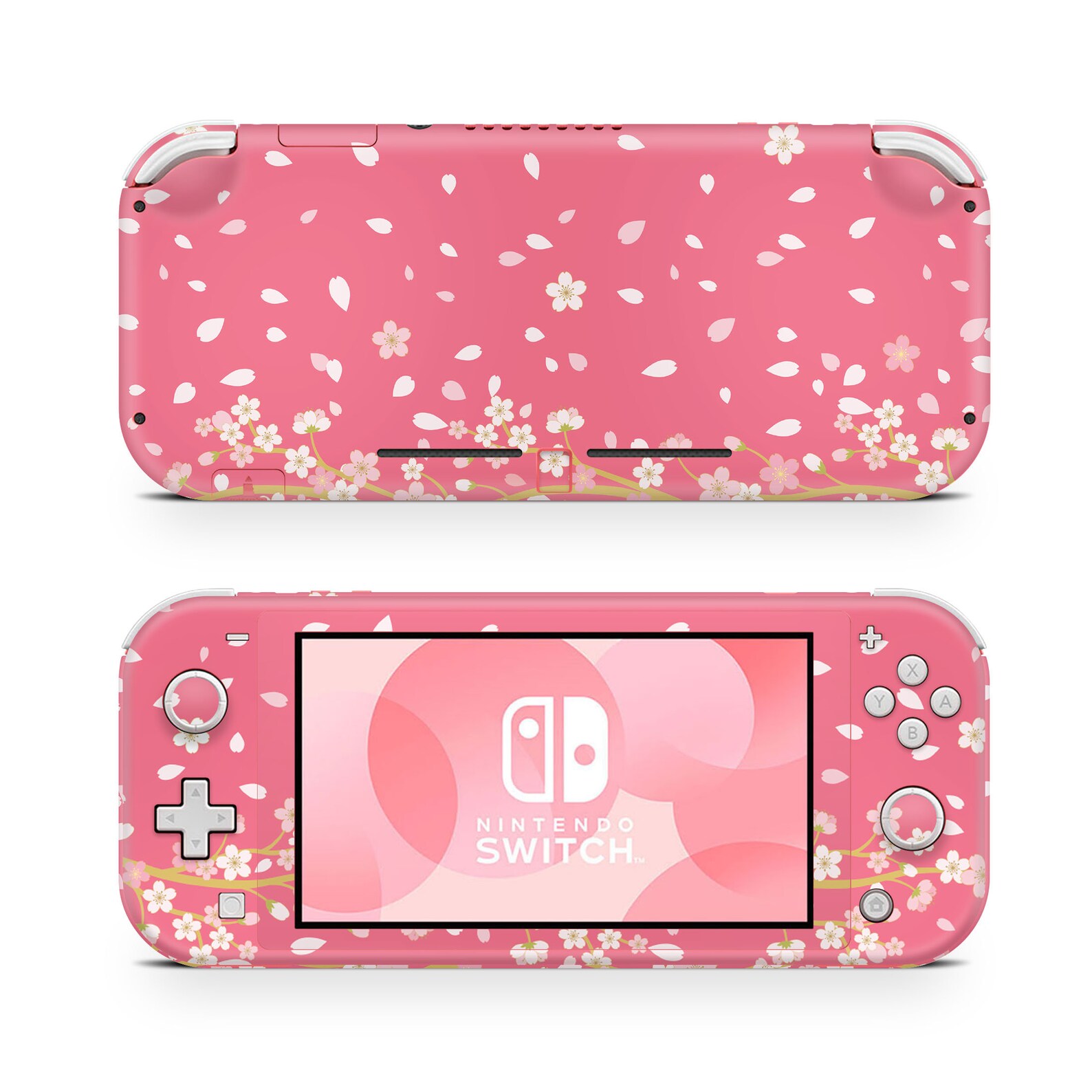 Sakura Breeze Pink Cherry Blossom Nintendo Switch Lite Skin Wrap ...