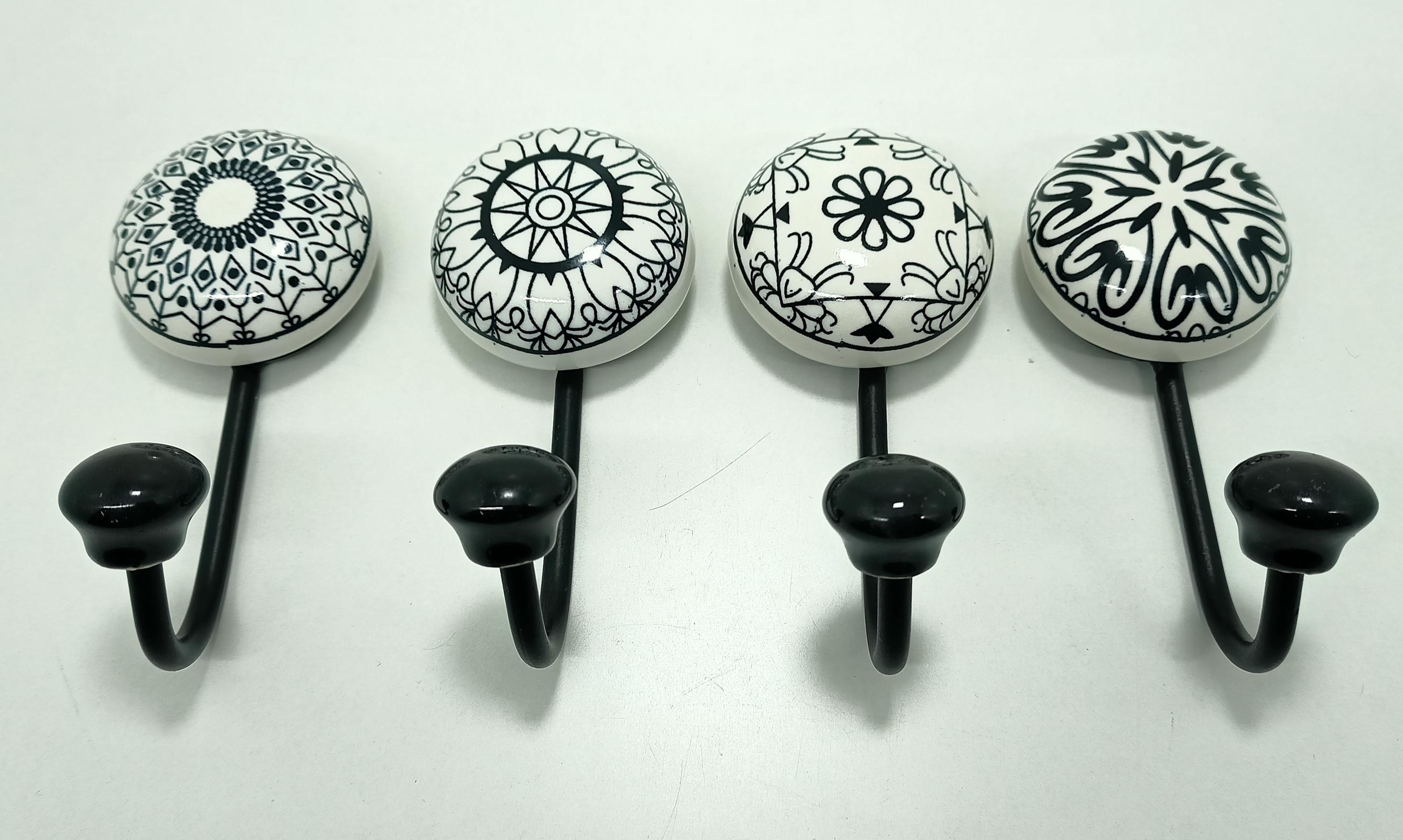 Vintage Ceramic Wall Hook – Boho Decorative Entryway Hanger - Etsy