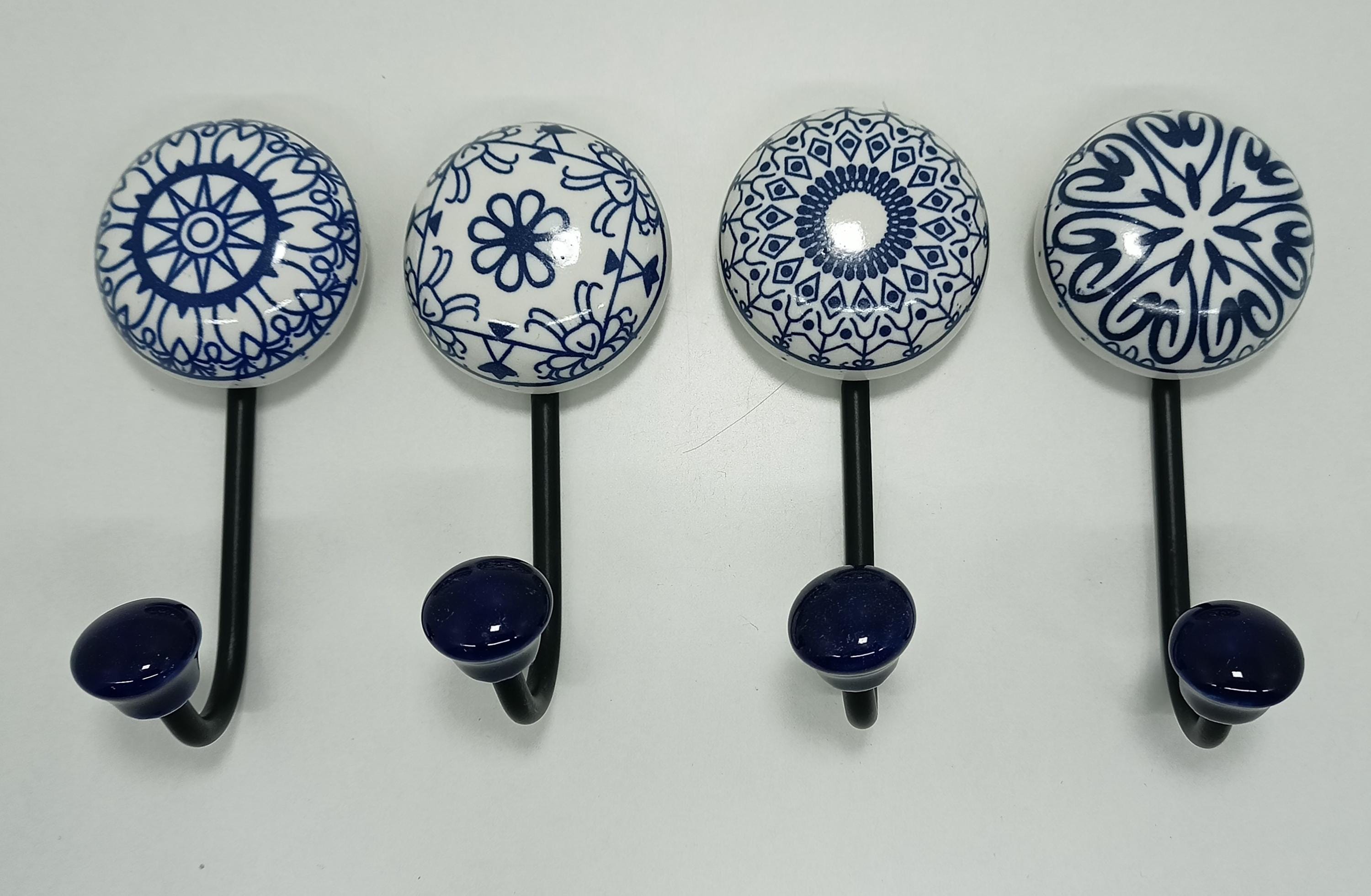 Vintage Ceramic Wall Hook – Boho Decorative Entryway Hanger - Etsy
