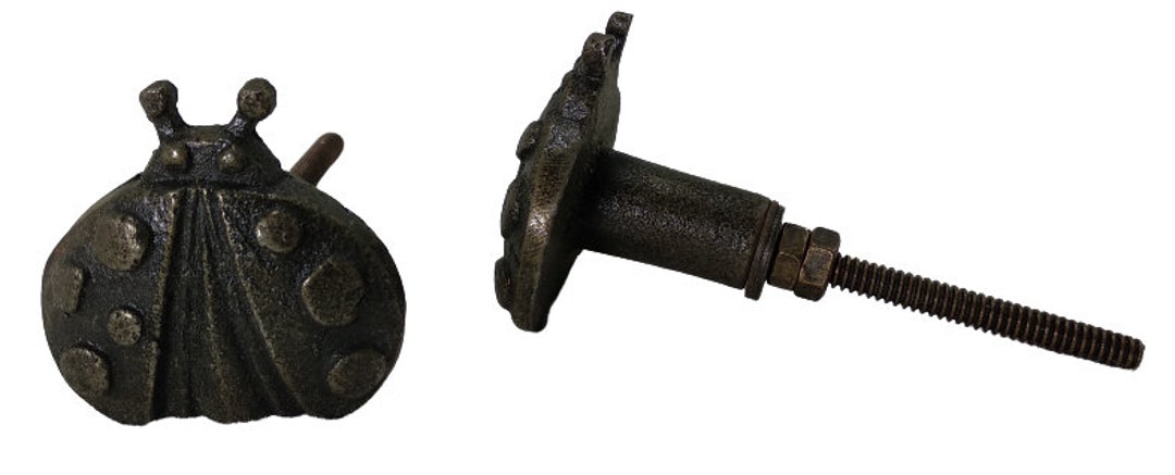 Lady Bug Shape Metal Knobs Decorative Knobs Door Knobs Drawer - Etsy