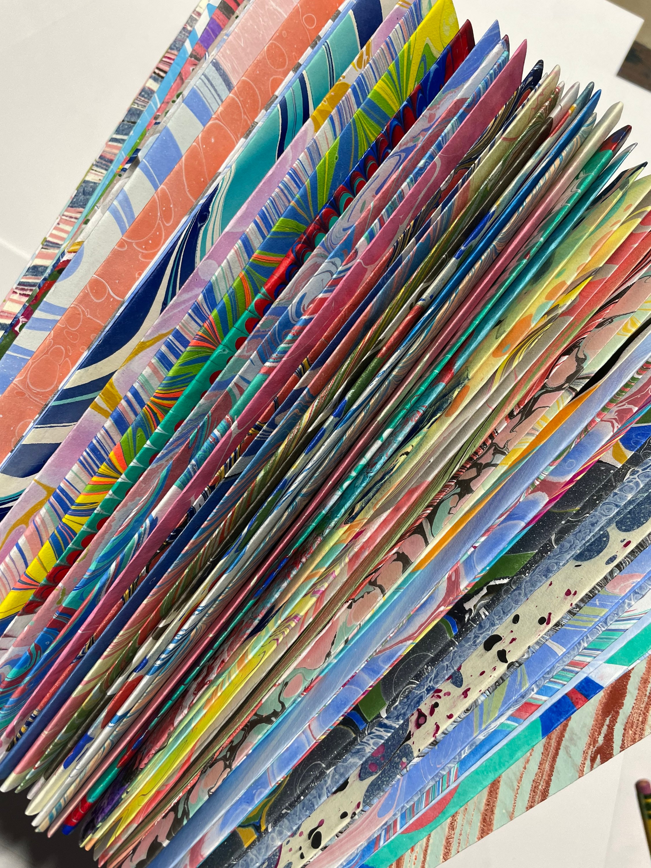 Exquisite Hand-marbled Paper Collection: Artisan-crafted Designs for ...