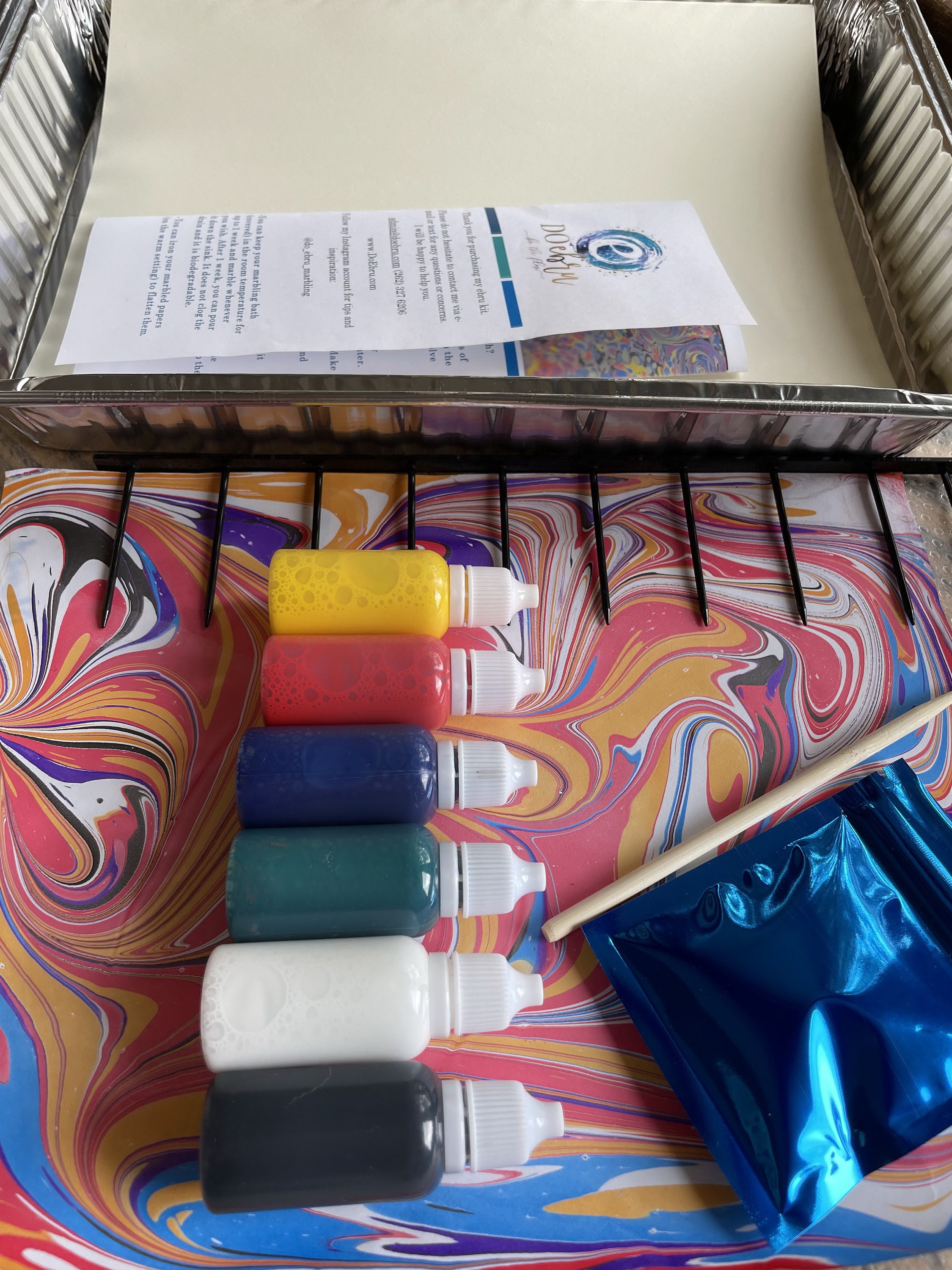 Paper Marbling Kit