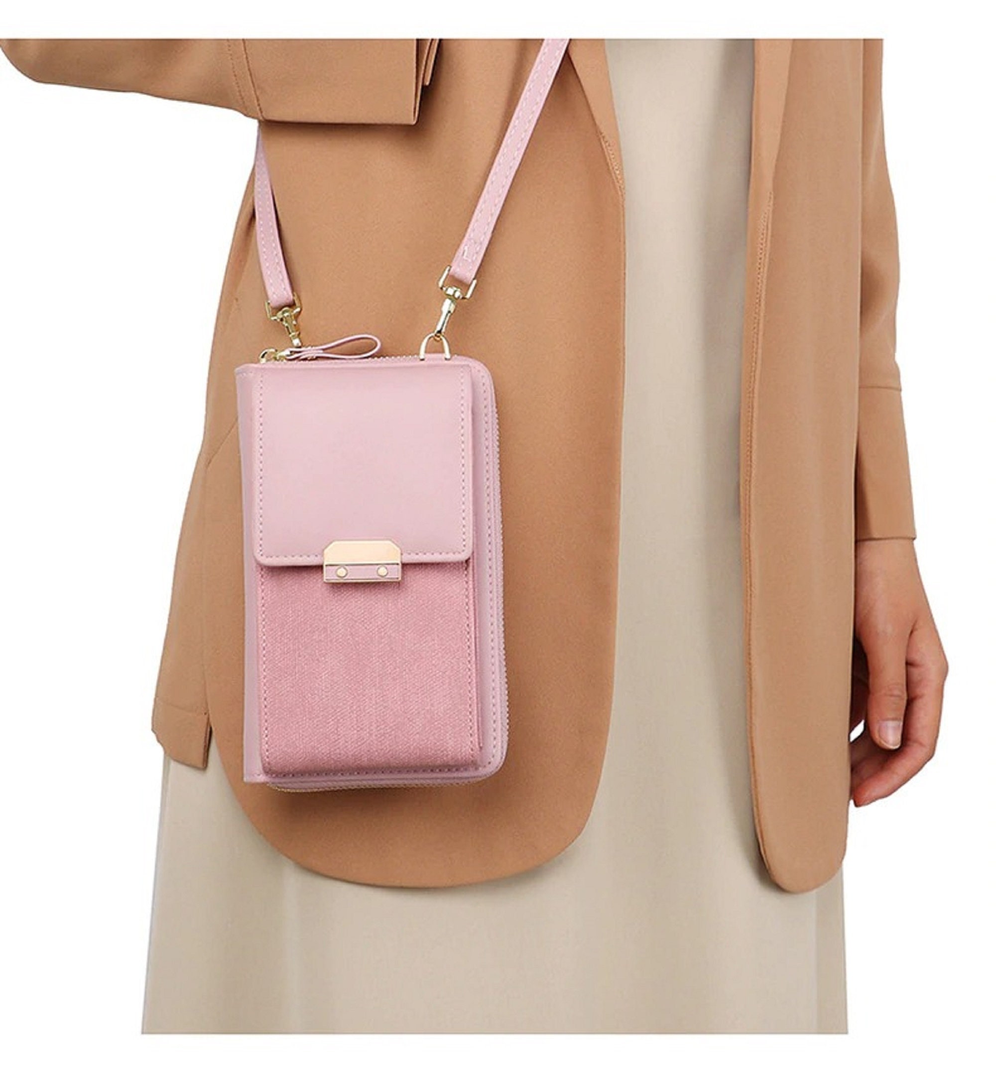 Touchscreen Smartphone Wallet Shoulder Strap Handbag Women Waterproof ...