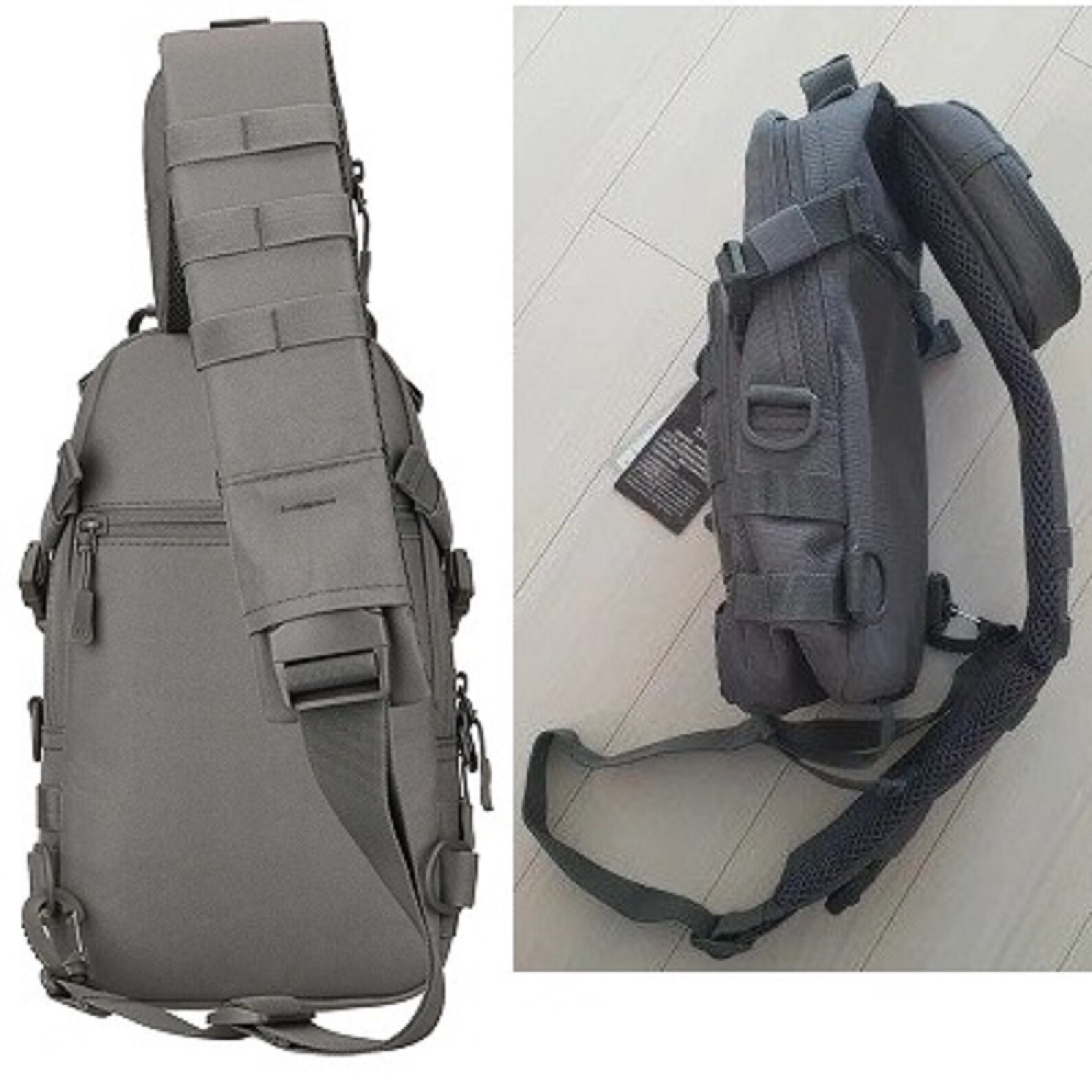 Military Tactical Shoulder Sling Bag Men Outdoor Hiking Camping ...