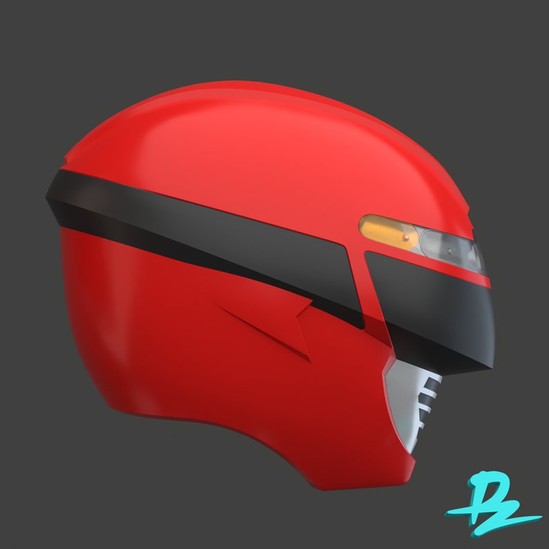 Boukenger Red Helmet 3D Model File - Etsy