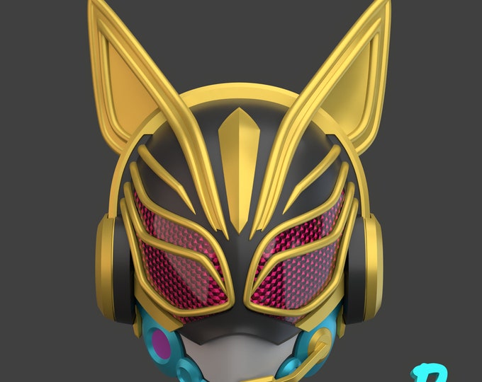Kamen Rider Garun Helmet 3D Model - Etsy Canada