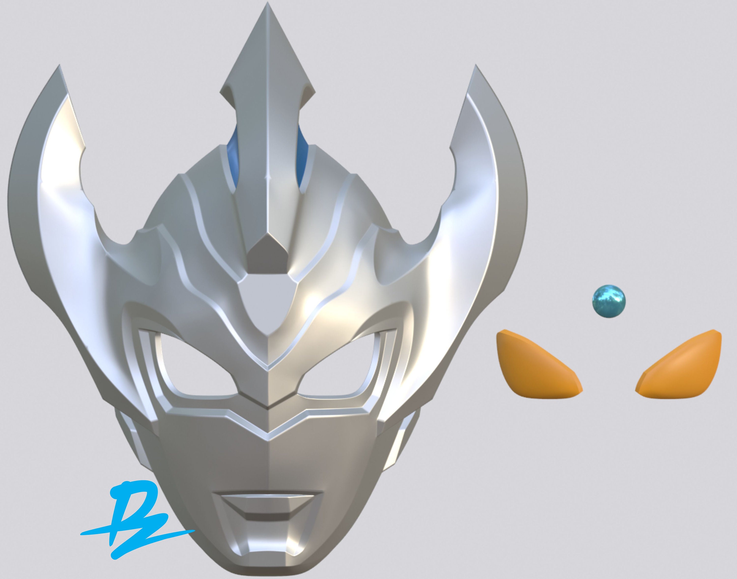 Mask Ultraman Taiga 3d Print File - Etsy