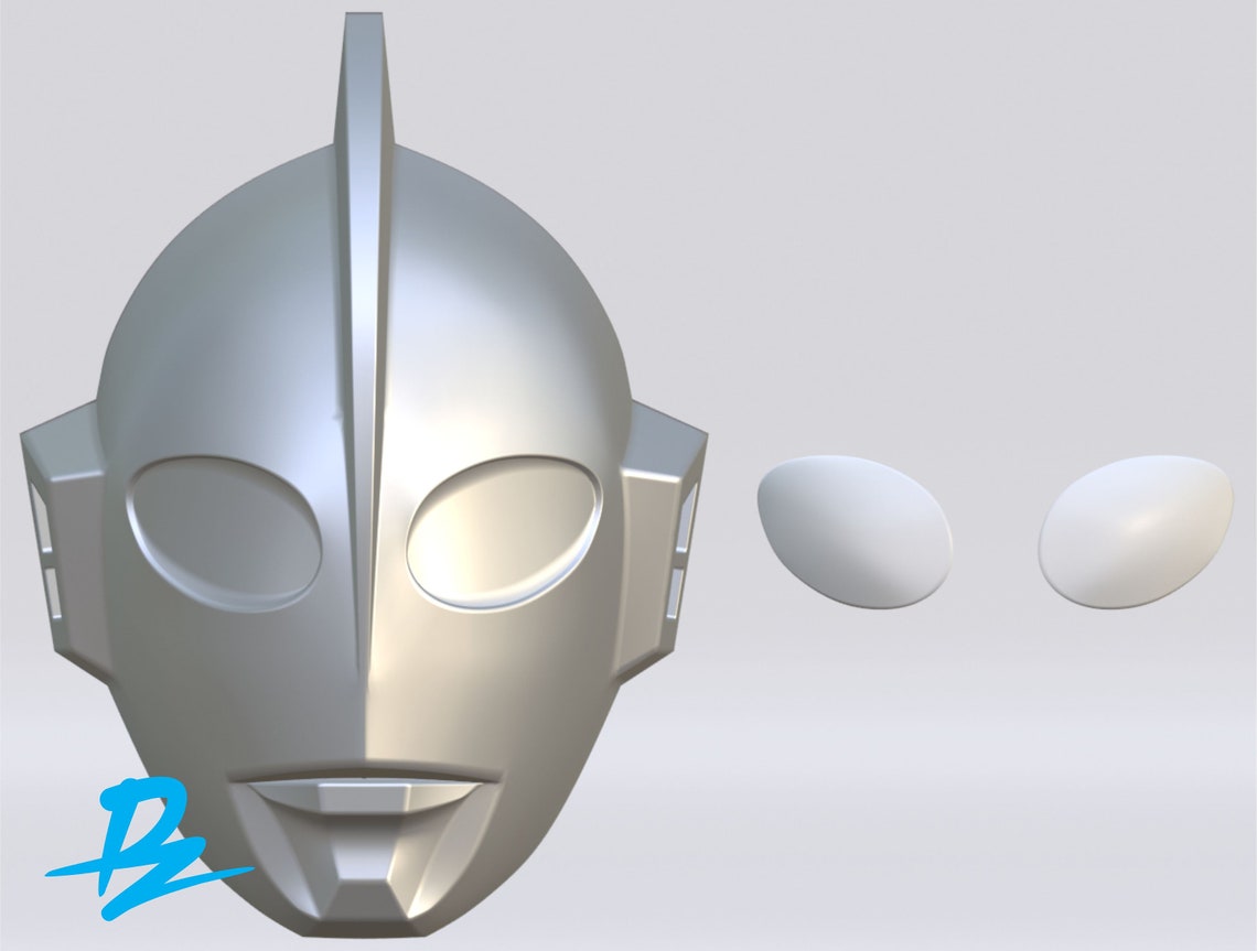 Mask Ultraman 3d Print File - Etsy