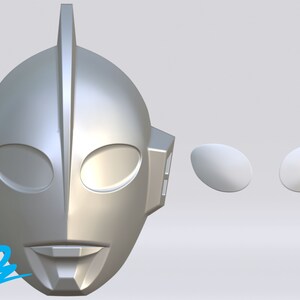 Mask Ultraman 3d Print File - Etsy
