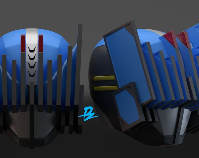Kamen Rider Garun Helmet 3D Model - Etsy Canada