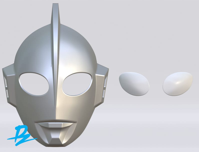 Mask Ultraman 3d Print File - Etsy
