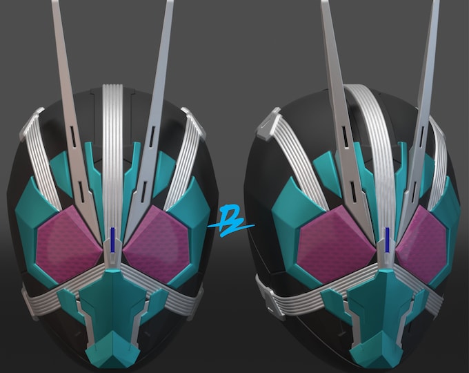 Kamen Rider Garun Helmet 3D Model - Etsy Canada