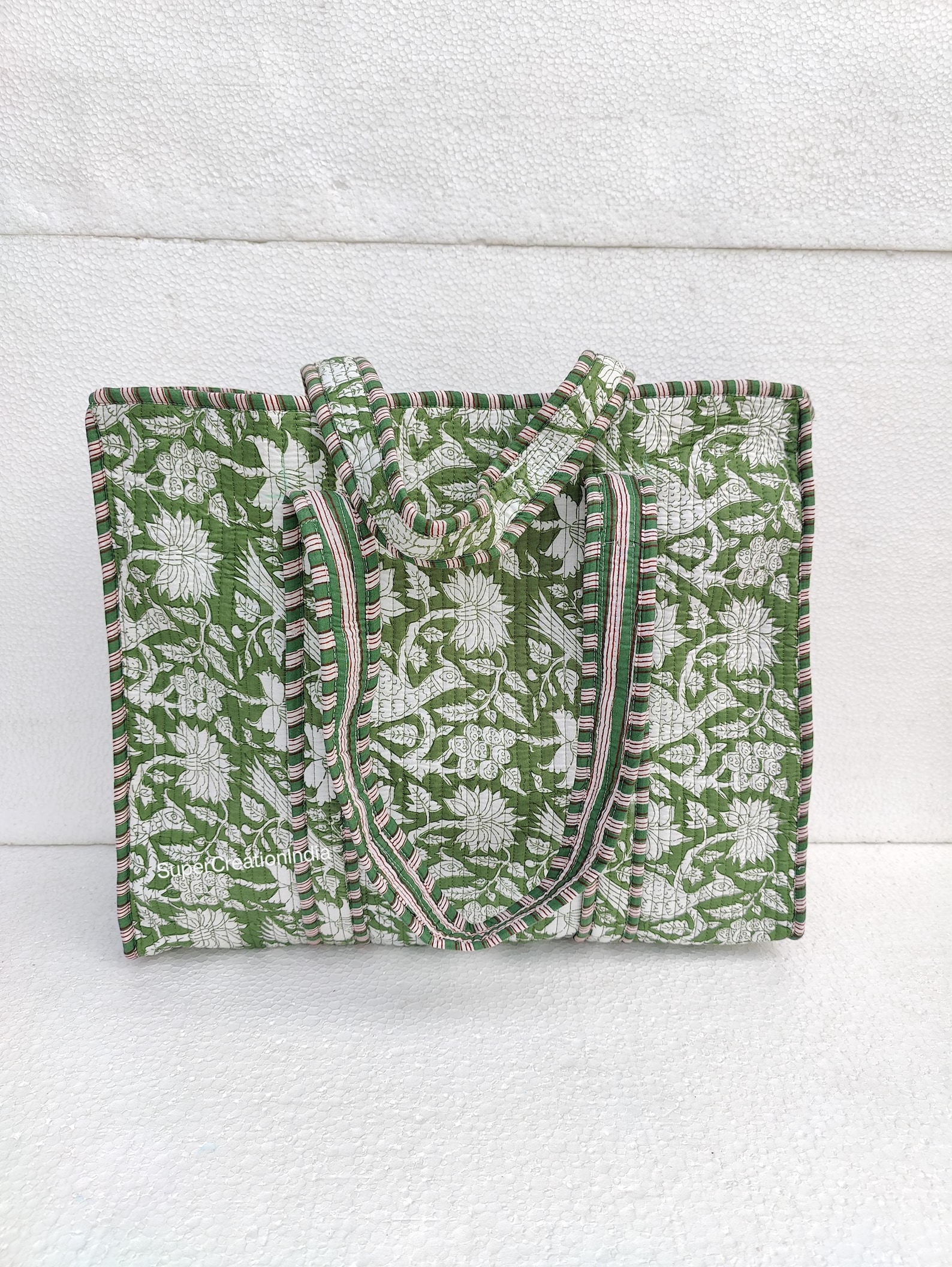 Indian Handmade Cotton Quilted Bag Shopping Handbag Gifts for Her - Etsy