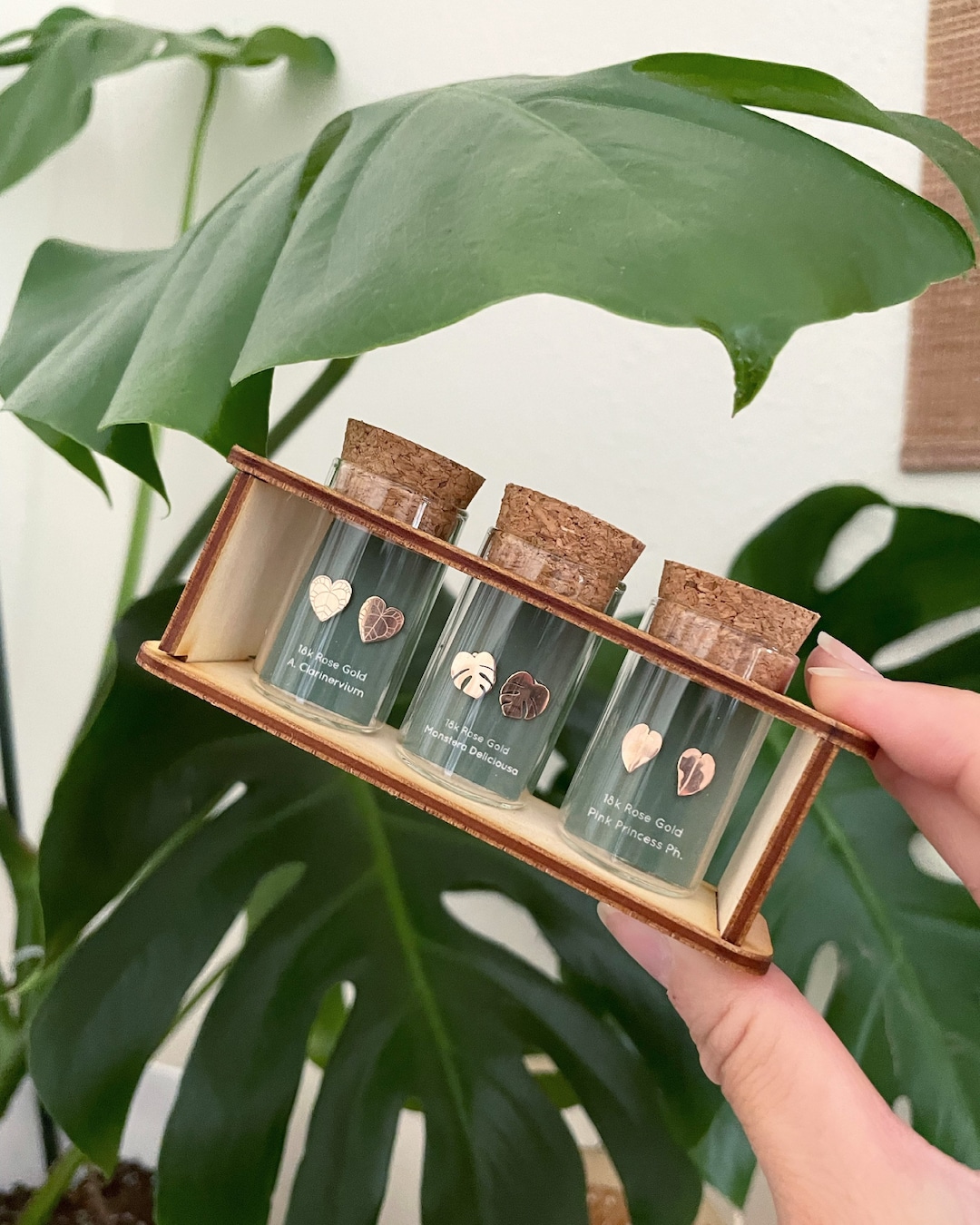 Personalized Propagation Stand Metal Plant Earring Set - Etsy