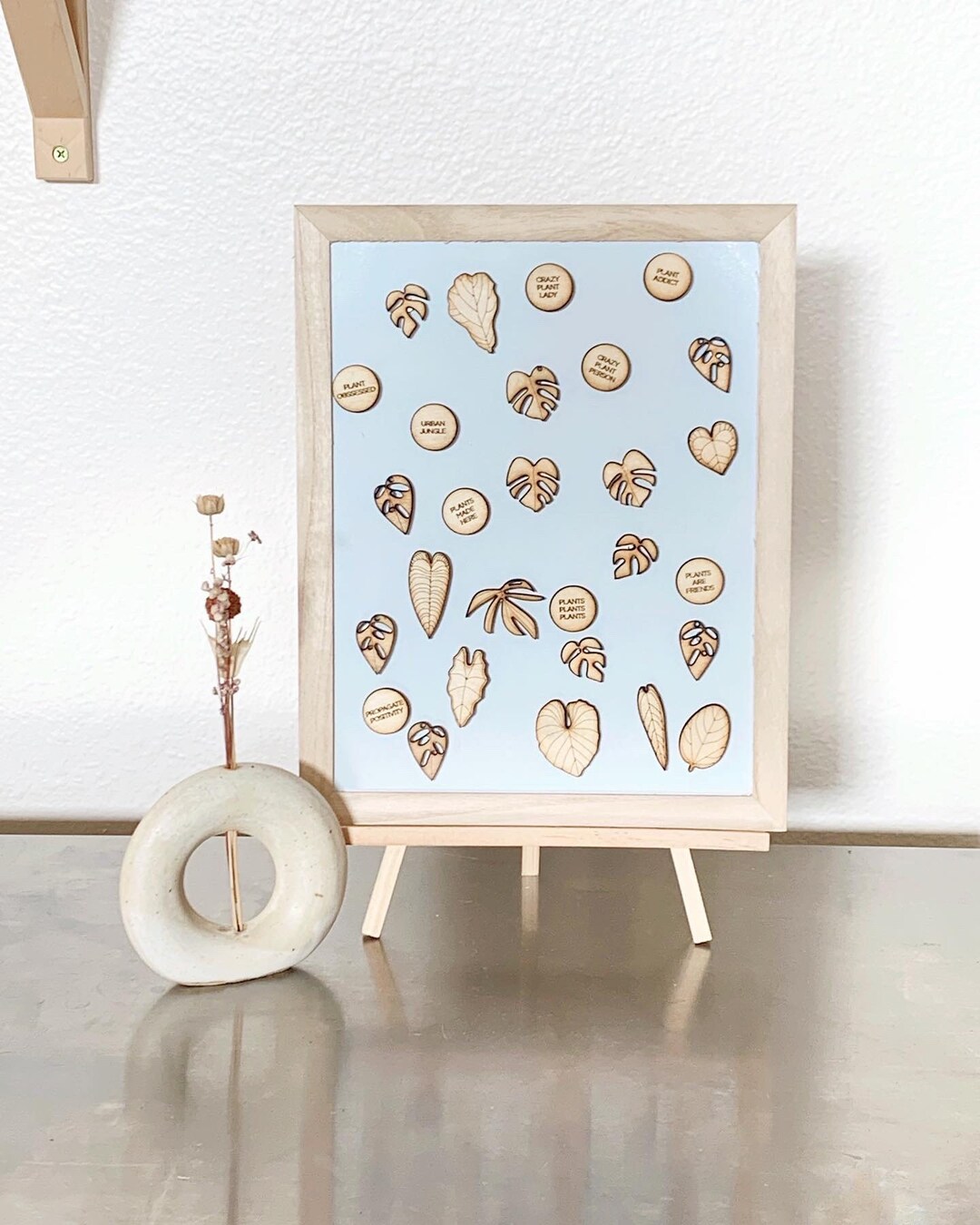 Laser Cut Plant Magnets and Pins - Etsy